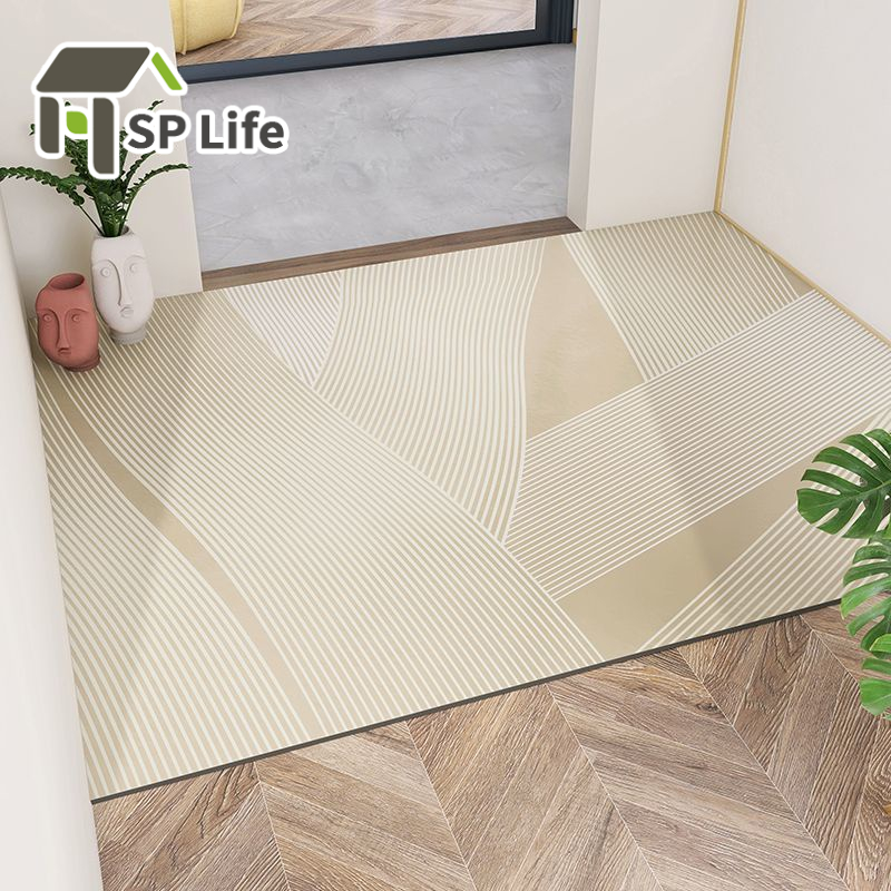 [SP Life] Japanese Plain Pvc Entrance Door Mat Anti Slip Pu Leather ...