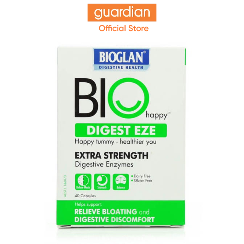 Bioglan Digest Eze Digestive Enzymes, 40 Capsules | Shopee Singapore