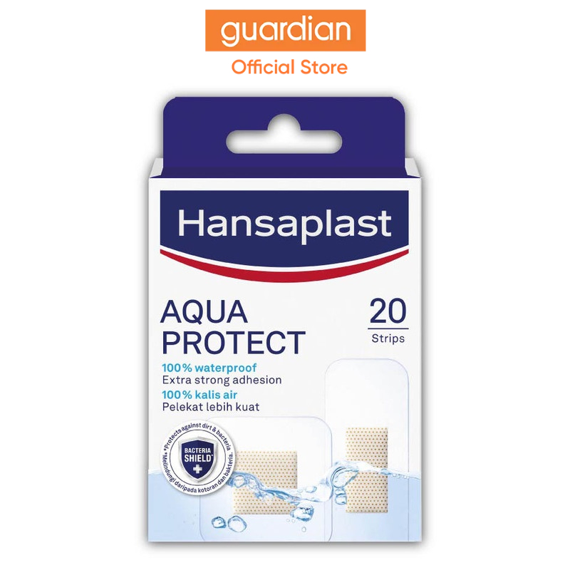Hansaplast Aqua Protect Waterproof Plaster, 20Pcs | Shopee Singapore