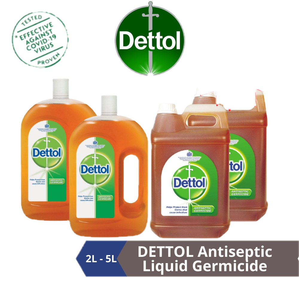 Dettol Antiseptic Liquid Germicide 2L/5L | Shopee Singapore