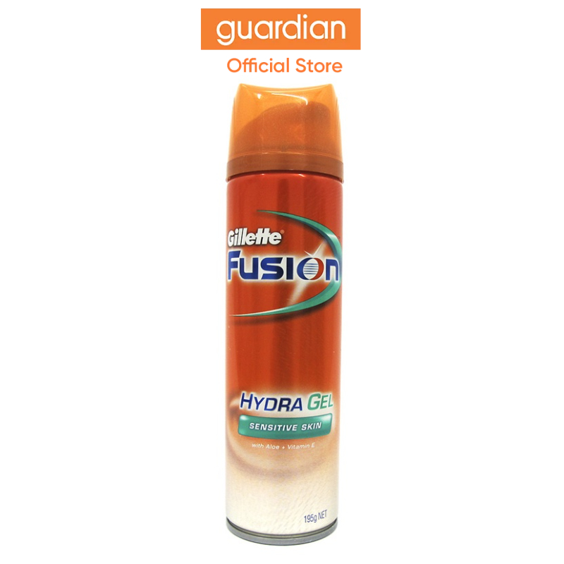 Gillette Fusion Hydra Gel Ultra Sensitive Shave Gel, 195G | Shopee ...