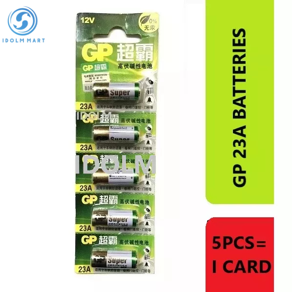 GP 23A battery (5 Pcs = 1 Card ) | Shopee Singapore
