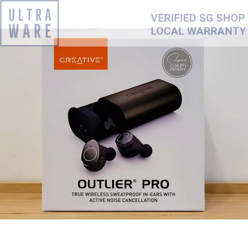 Creative Outlier Pro Wireless Earbuds Headphones (Creative SG Warranty ...
