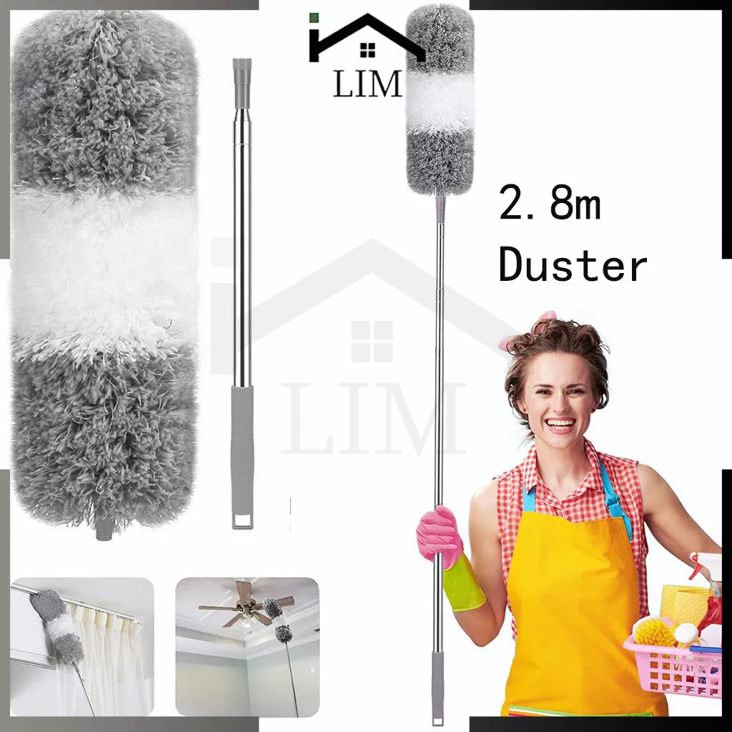 2.8M Microfiber Feather Duster Extendable Duster with Long Pole ...