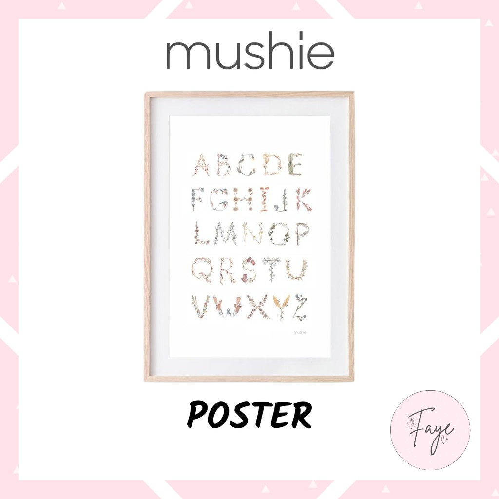 [Authentic] Mushie Learning Poster - Medium (Size: A3 - 297mm x 420mm ...