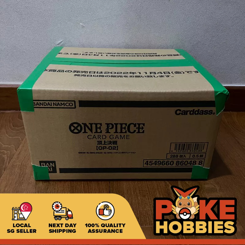 [Ready Stock, Fast Shipping] OFFICIAL BANDAI One Piece Card Game OP-02 ...