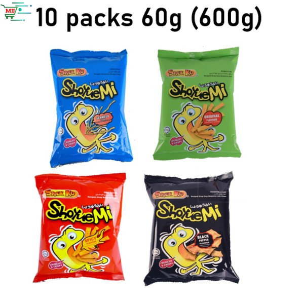 ShoYueMi (60g x 10pkts) - Original/Spicy/BlackPepper/Seaweed | Shopee ...