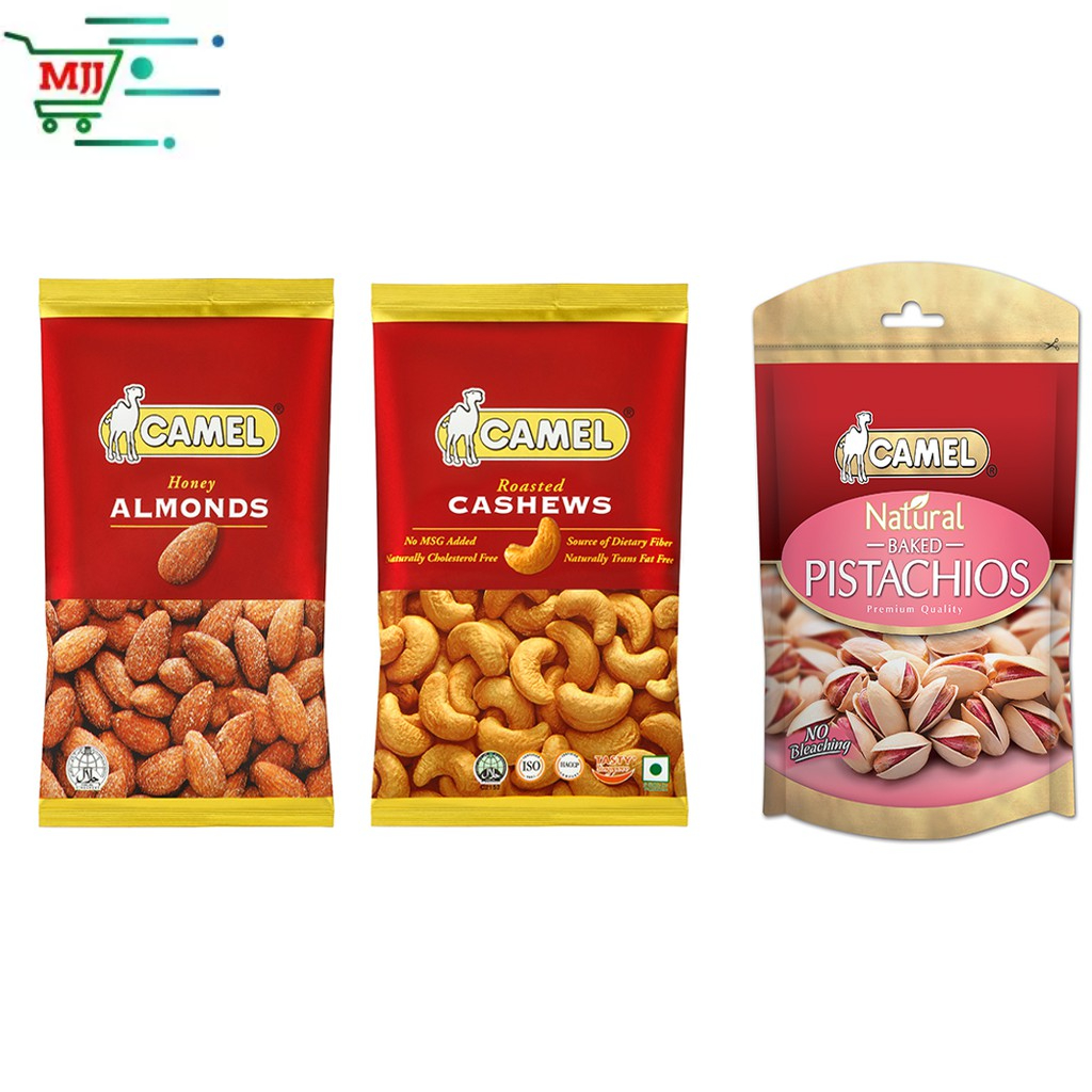 Camel (10pkts x 36g)-Almonds/Pistachios/Cashews | Shopee Singapore