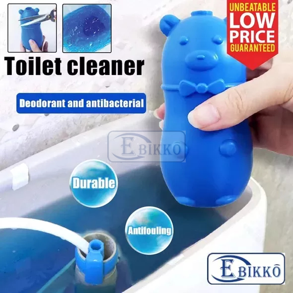 1 pcs Bear Blue Bubble Toilet Cleaner Deodorant Block Chamber Pot ...