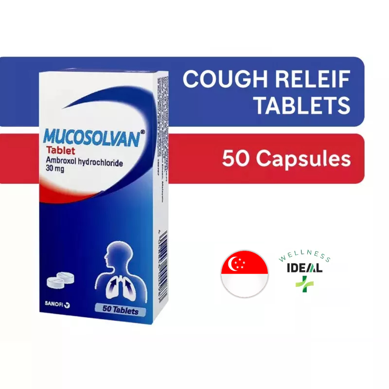 Mucosolvan Cough Relief Tablet 30mg 50’s | Shopee Singapore