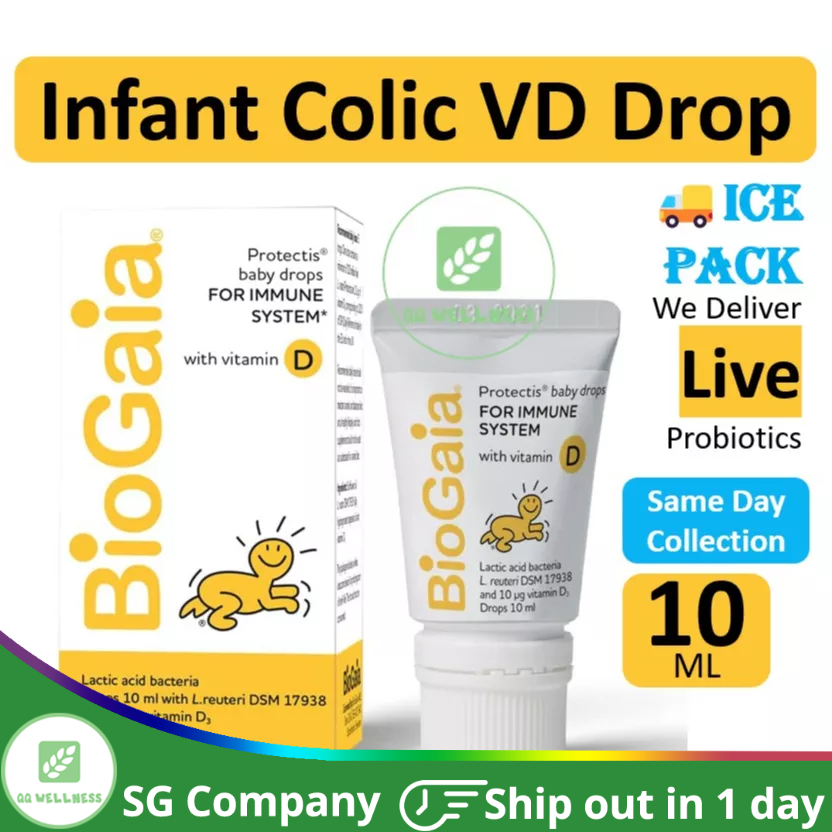 👍Biogaia Protectis Baby Probiotic Drops with Vitamin D 10ml Infant ...