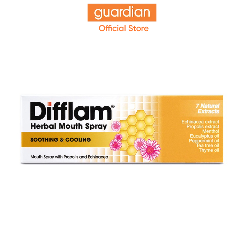 Difflam Herbal Mouth Spray 15Ml | Shopee Singapore