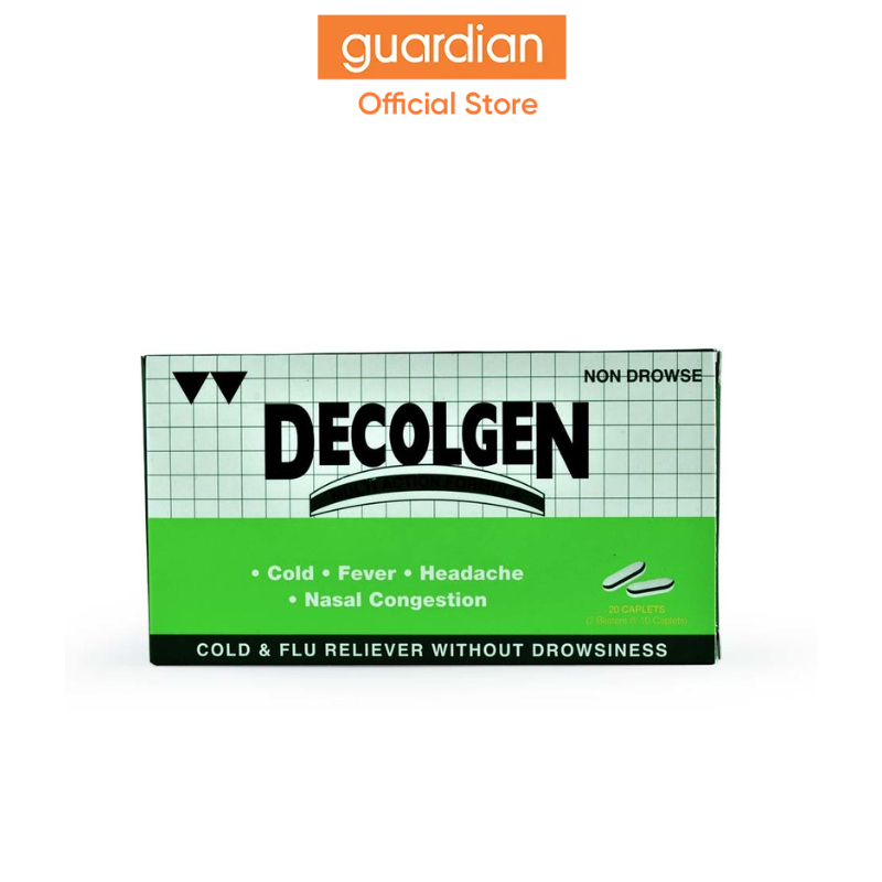 Decolgen Cold & Flu Reliever, 20 Capsules | Shopee Singapore
