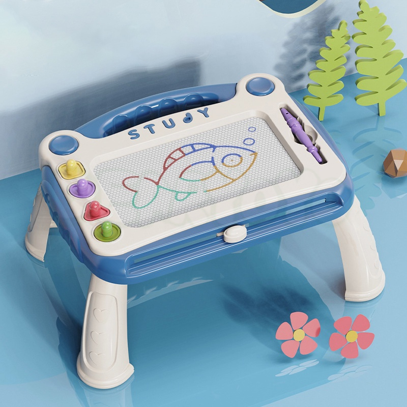 Montessori Toys Baby Magnetic Blackboard Learning Paint Magnetic ...