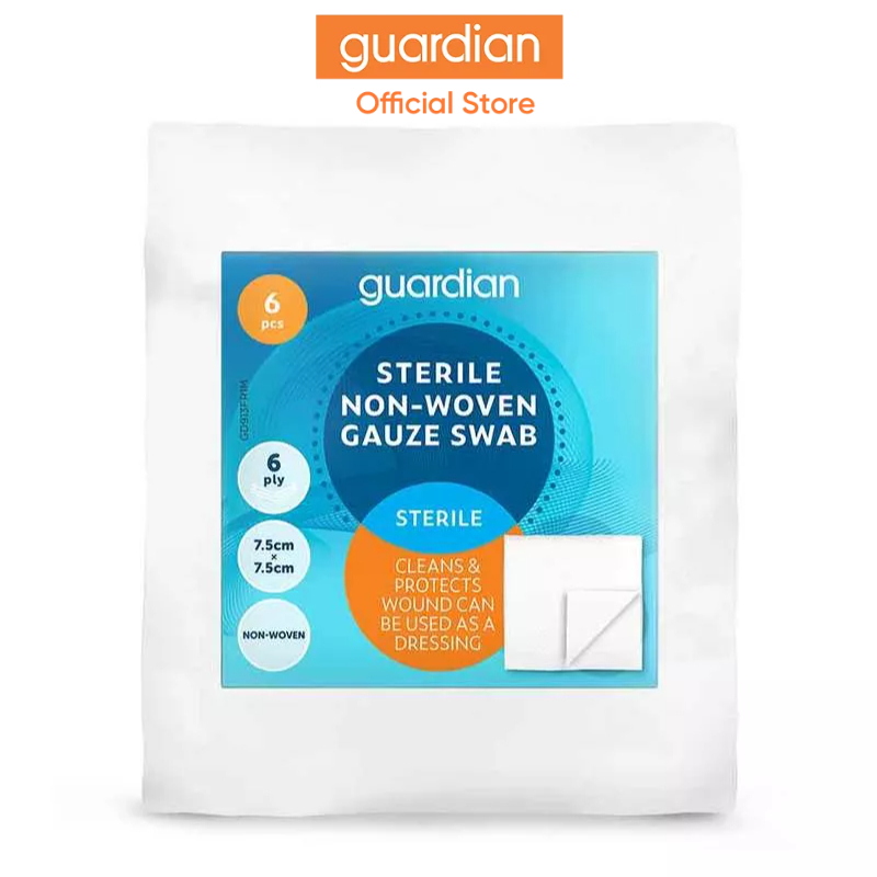 Guardian Sterile Non-Woven Gauze Swab 6pcs | Shopee Singapore