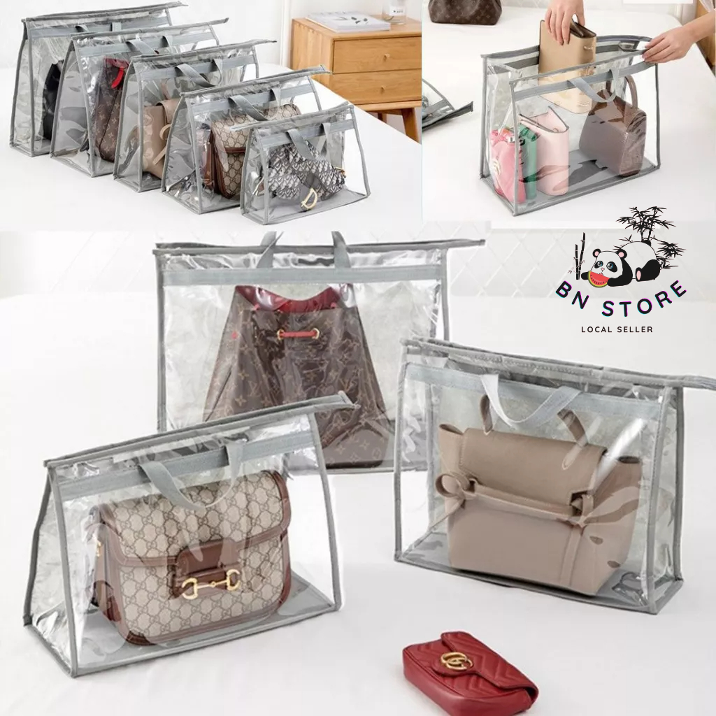 Handbag Transparent Dust-Proof Bag Organiser Home Storage And ...