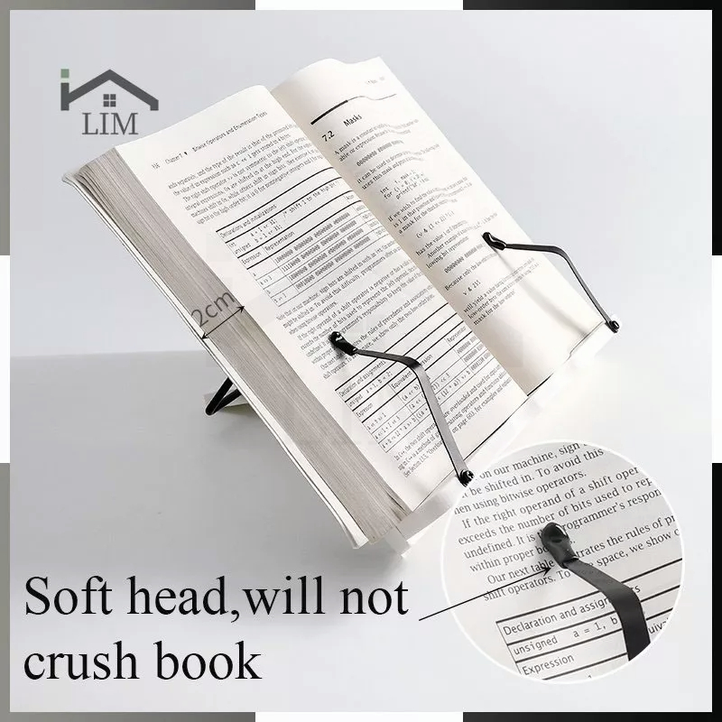 Foldable Large Book Stand with 5 Adjustable Angles for Music Book ...