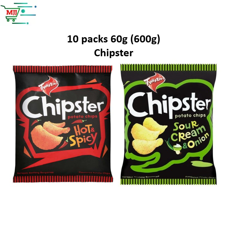Chipster (60g x 10pkts) - Spicy/Sour Cream | Shopee Singapore
