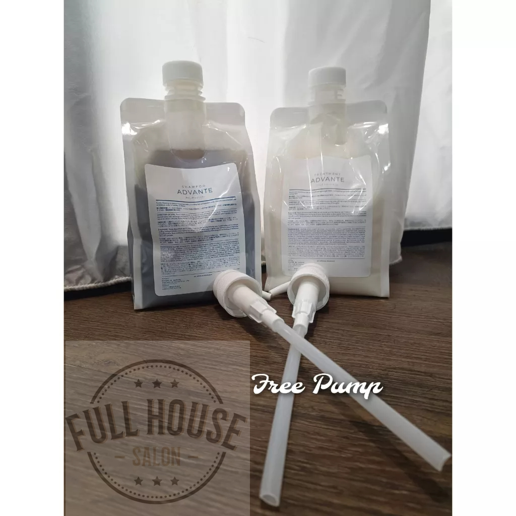 Advante Shampoo(900ml) & Treatment(900ml) (FREE PUMP) | Shopee Singapore
