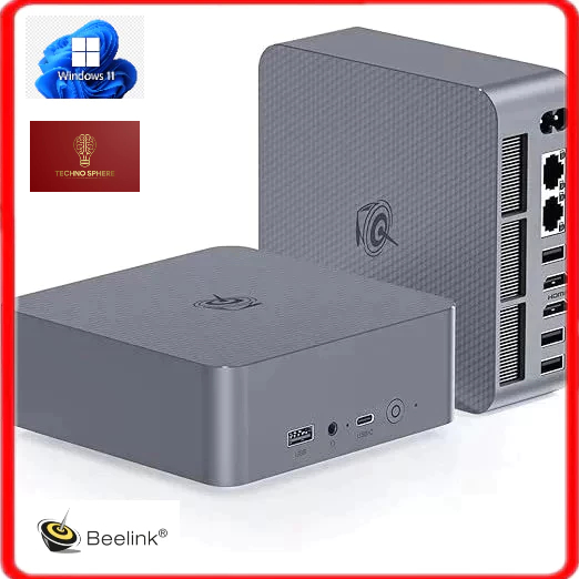 Beelink EQR6 Mini PC, AMD Ryzen 9 6900HX (8C/16T, up to 4.9Ghz), 32G ...