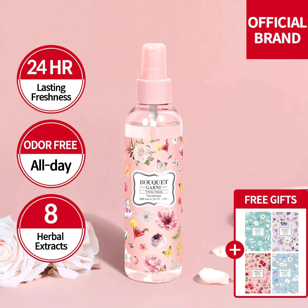 [Bouquet Garni] Refresh Deodorant Spray White Musk, 200ml | Shopee ...