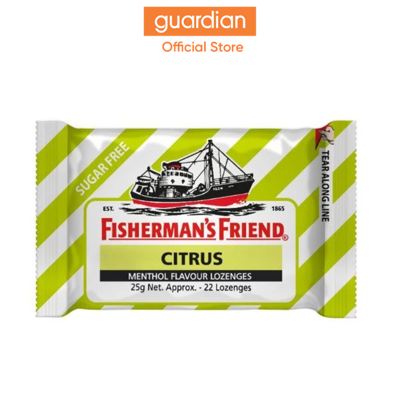 Fisherman's Friend Refreshing Citrus Twist-Lozenges, 25g | Shopee Singapore