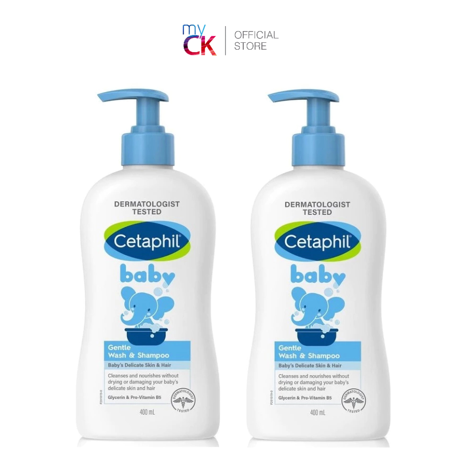 (Bundle of 2) Cetaphil Baby Wash & Shampoo w Organic Calendula 400ml ...