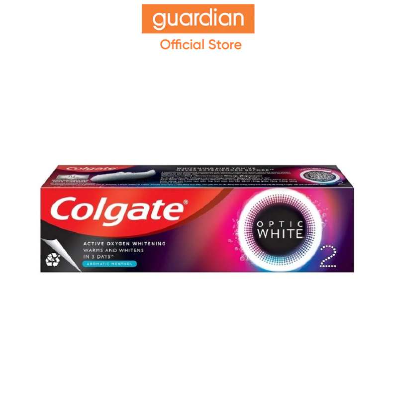 Colgate Optic White O2 Aromatic Menthol 20g | Shopee Singapore