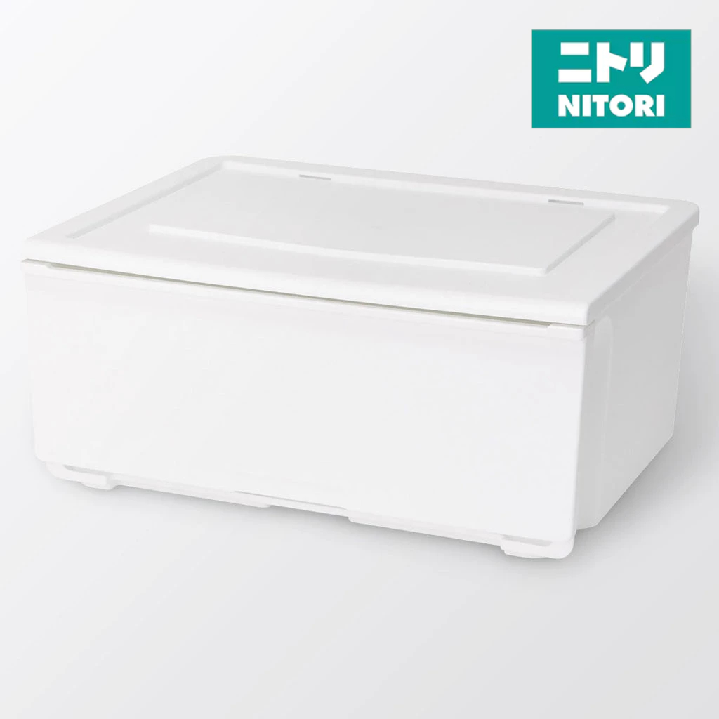 NITORI Storage Container Drawer Type N-Flatte DS Reg WH | Shopee Singapore