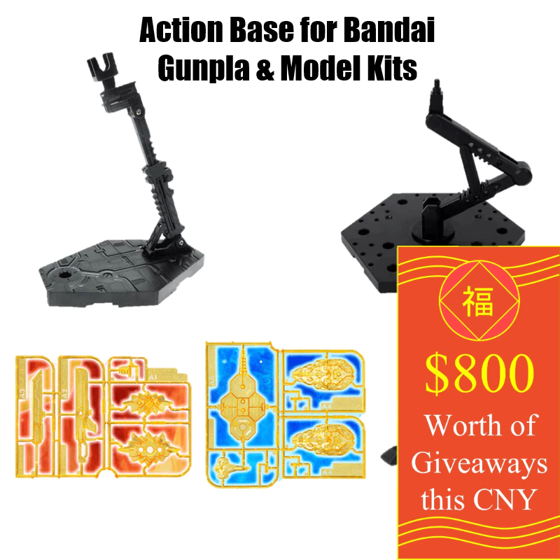3rd Party Gundam Gunpla Action Base 5 2 Stand High Real Master Grade ...