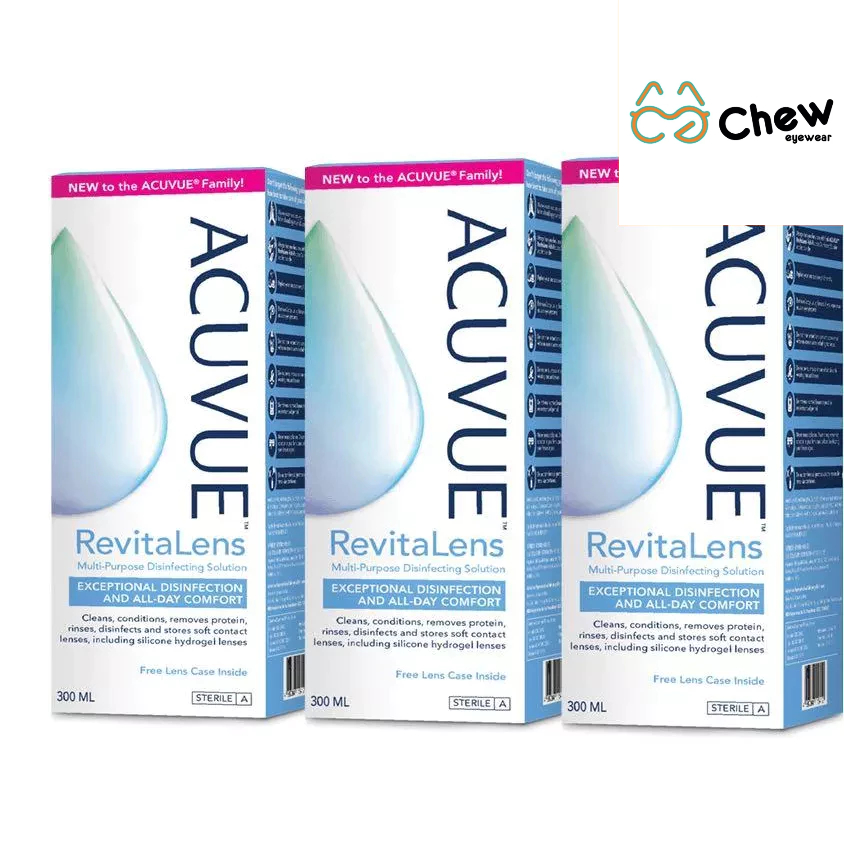 (SG Ready Stock) Triple Pack ACUVUE® RevitaLens™ Multi-Purpose Contact ...