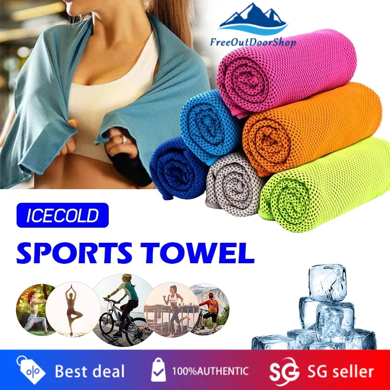 【SG STOCK】Quick Absorbent Towel Instant Cooling Ice Towel Microfiber ...