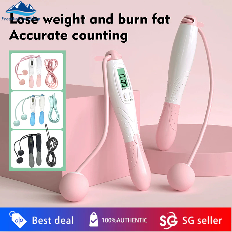 【SG Stock】Cardio Workout Jumping Rope Counting Weight-bearin Wireless ... 【SG Stock】Cardio Workout Jumping Rope Counting Weight-bearin Wireless ...
