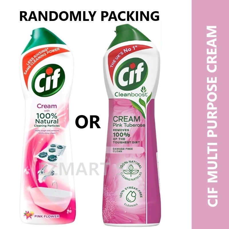 [ Bundle of 3 Bottles ] Cif Cream Surface Cleanser with Micro Crystal ...
