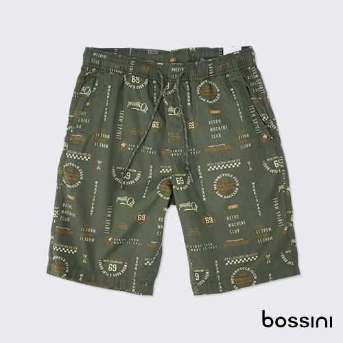 bossini Men's AOP Easy Shorts - Retro Club | Shopee Singapore