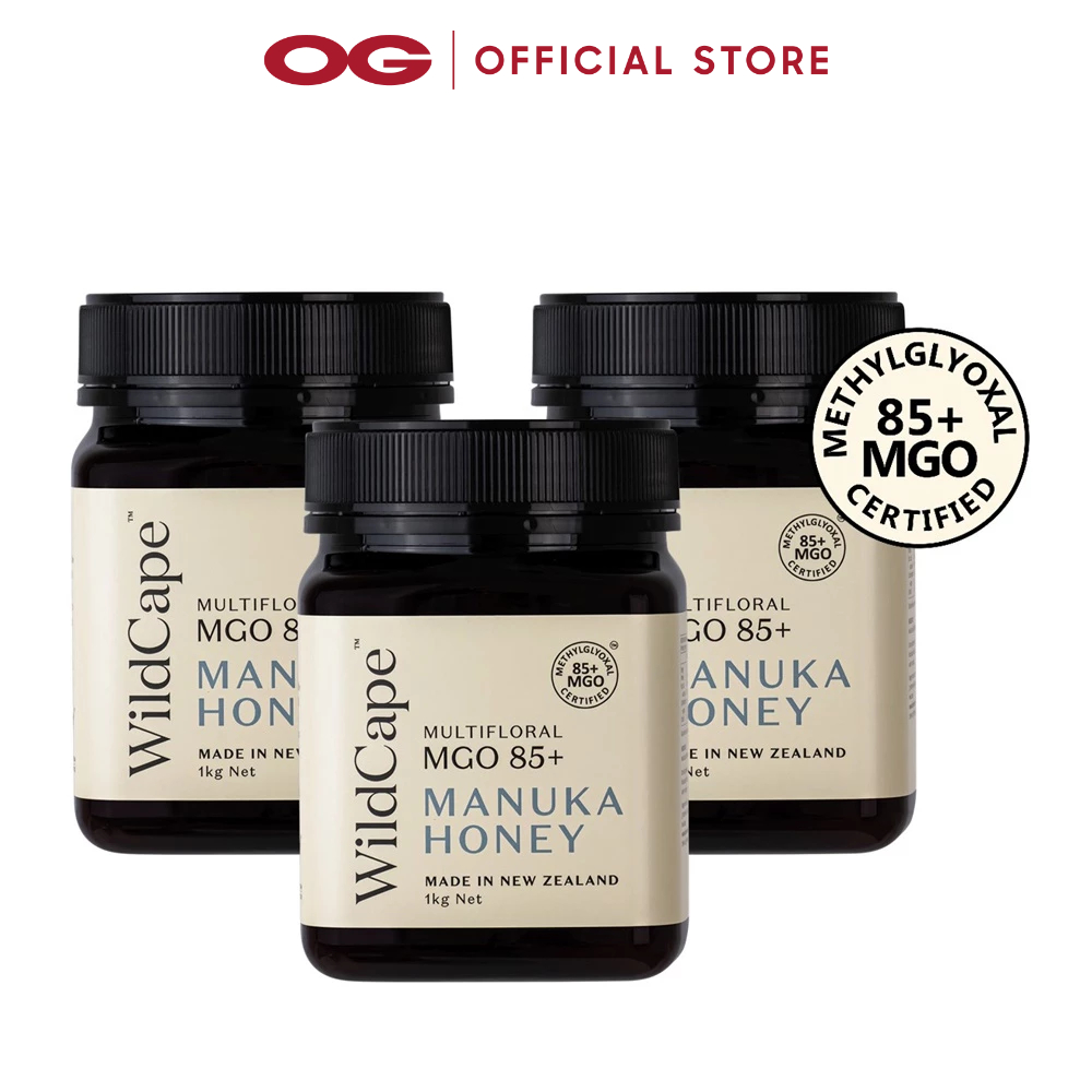 Wildcape Manuka MGO85+ 1 kg x 3 | Shopee Singapore