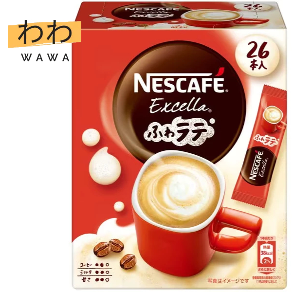 Nestlé Japan Nescafe Excella Fuwa Latte 26/120 Sticks Fluffy Latte ...