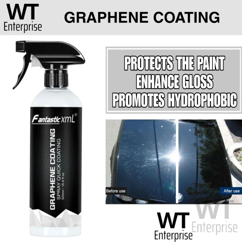 [Support 🇸🇬] Hydrophobic Graphene Nano Coating Spray Car Polish Wax ...