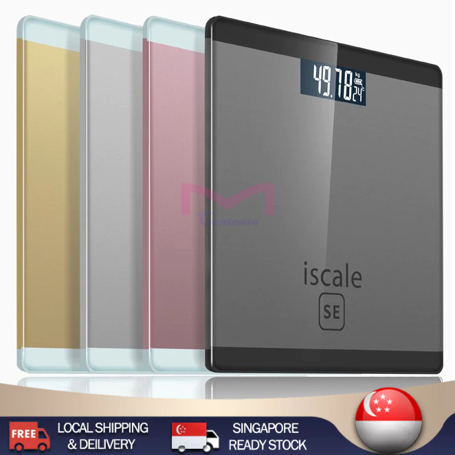 [SG Stock] Digital Body Weighing Scale LCD Display Weight Weighing ...