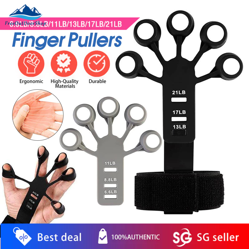 【SG】Finger Streng thener Grip Strength Trainer Finger Flexion Extension ...