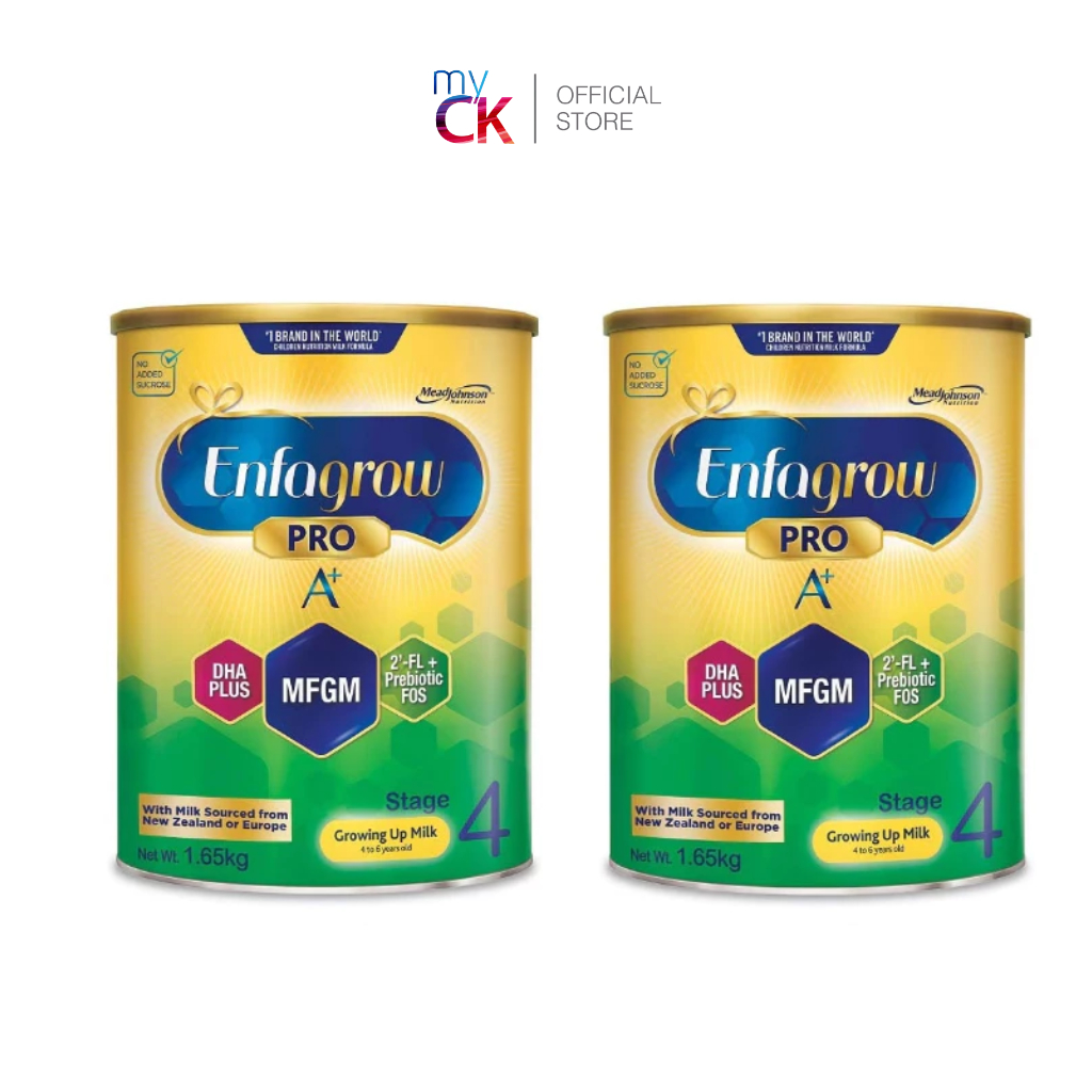 (Bundle of 2) Enfagrow Milk Powder Pro A+ Growing Up Stage 4 1.65kg (4 ...