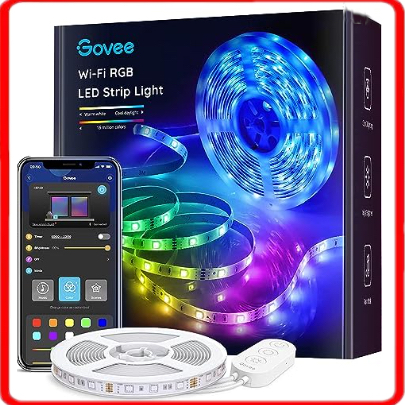 Govee WiFi LED Strip Lights Work with Alexa and Google Assistant, 5m ...