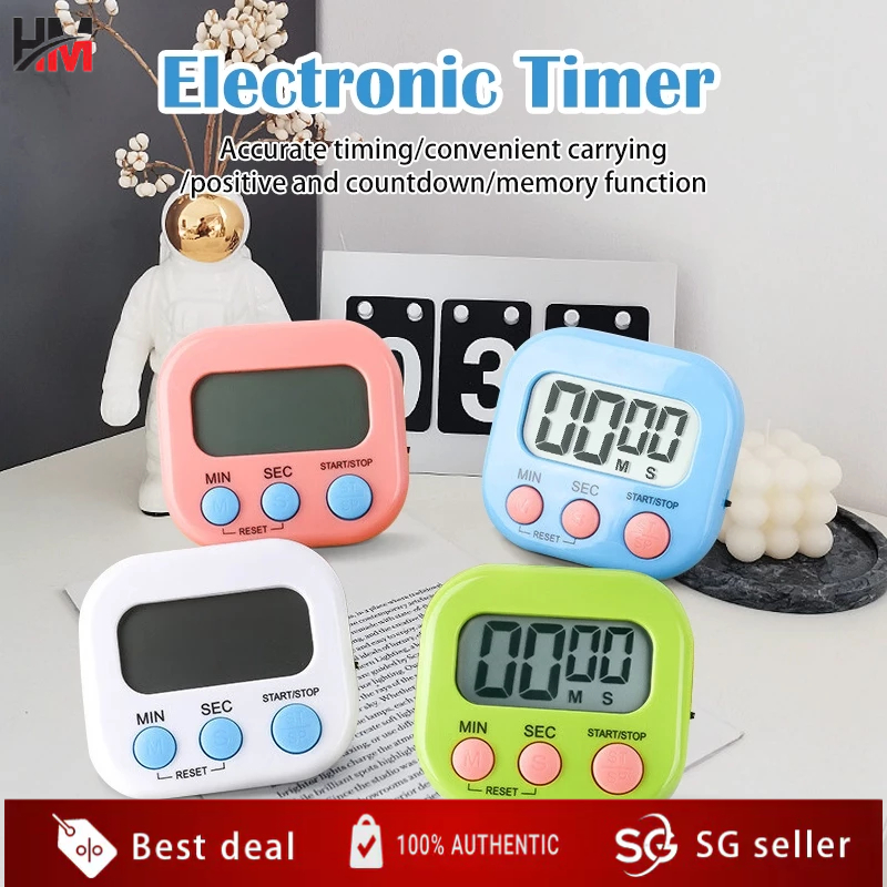 【HM】SG Stock LCD Digital Kitchen Timer Cooking Baking Oven Timer Loud ...