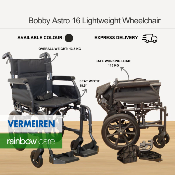 [SG STOCK] Rainbow Care's Bobby Astro 16 Lightweight Wheelchair ...