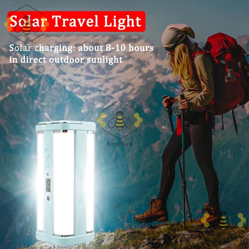 1500W Solar Camping Light Portable LED Camping Lantern Rechargeable ...