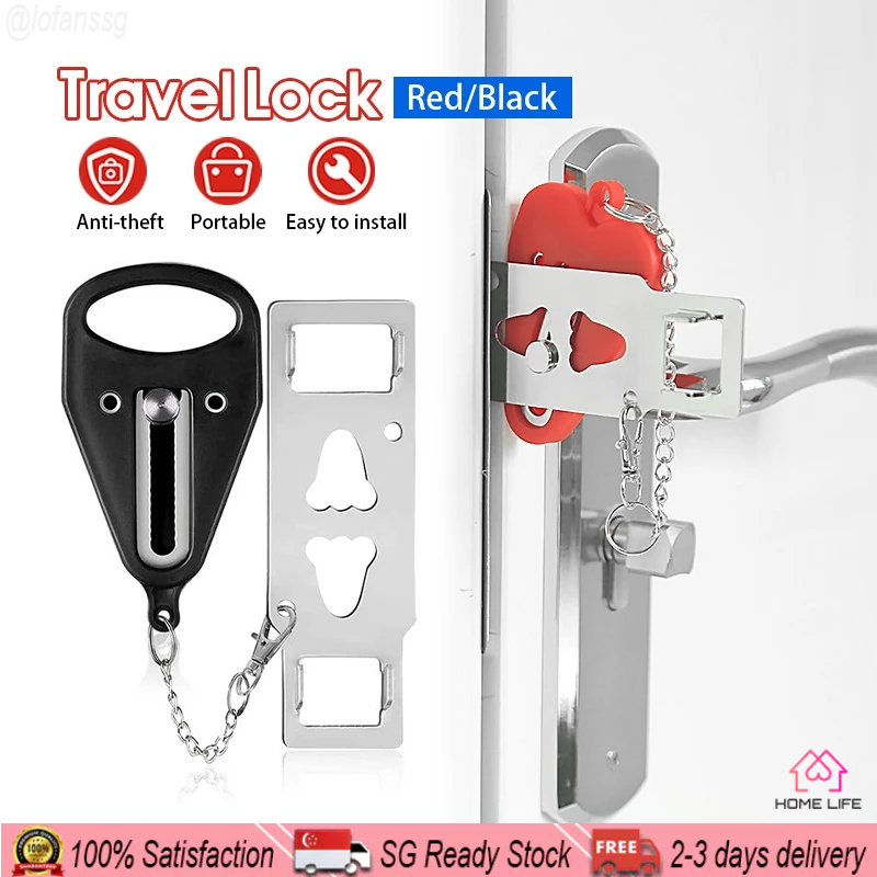 Portable Hotel Door Lock / Travel Security Door Lock / Travel Door ...