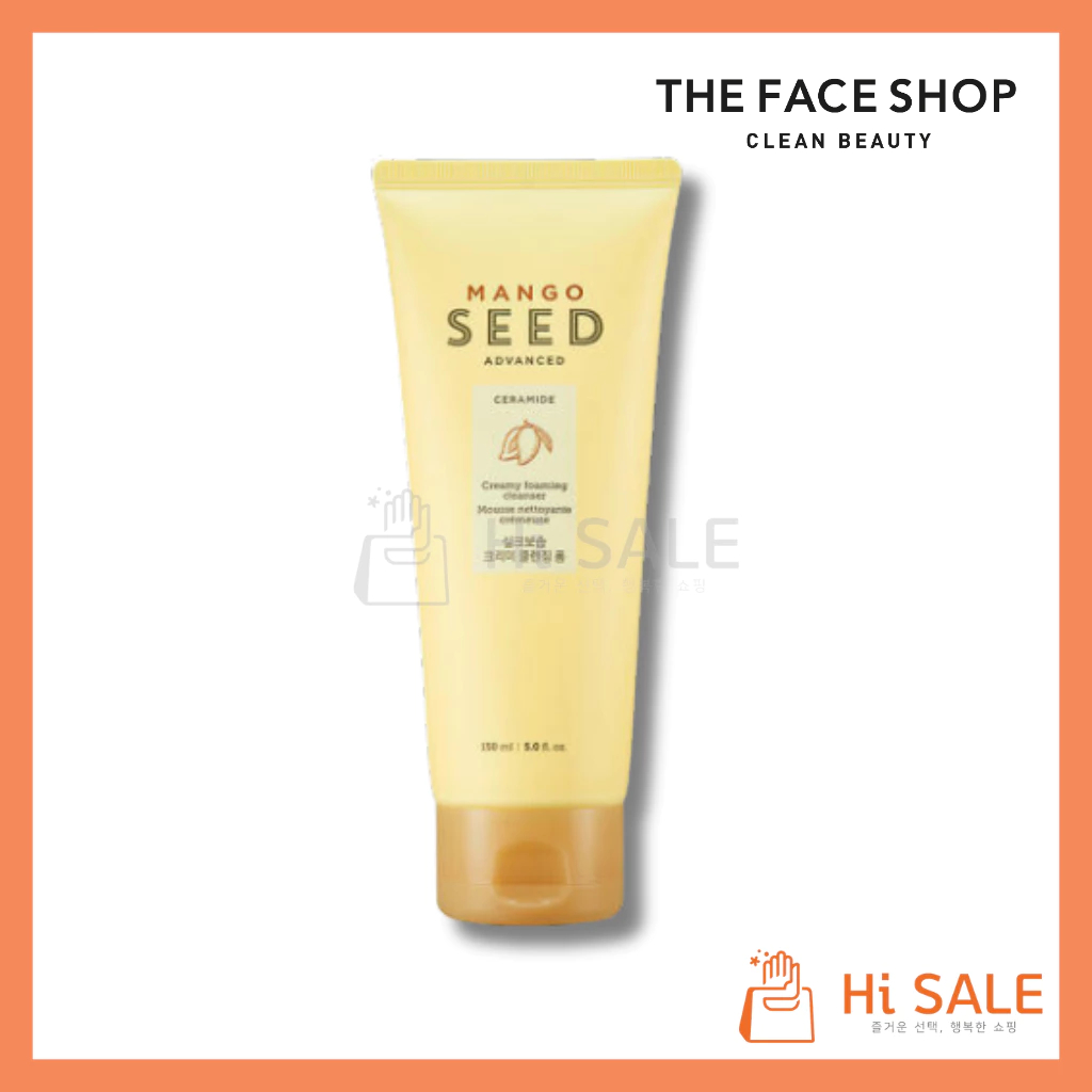 THE FACE SHOP Mango Seed Creamy Foaming Cleanser 150ml | Shopee Singapore
