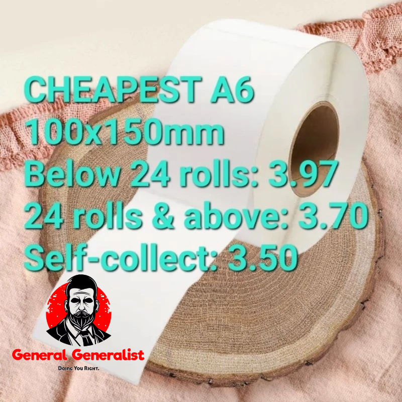 CHEAPEST A6 100x150mm 350pcs Thermal Airway Bill Label AWB Paper AWB ...