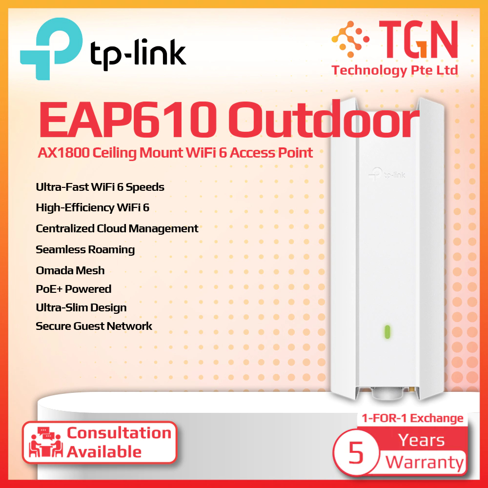 TP-Link EAP610-Outdoor AX1800 Indoor/Outdoor WiFi 6 Access Point | Shopee Singapore