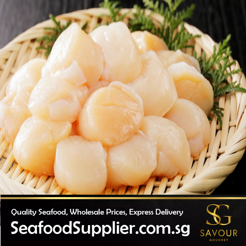Hokkaido Japanese Scallops (40/60)(1kg) (Savour Gourmet) | Shopee Singapore